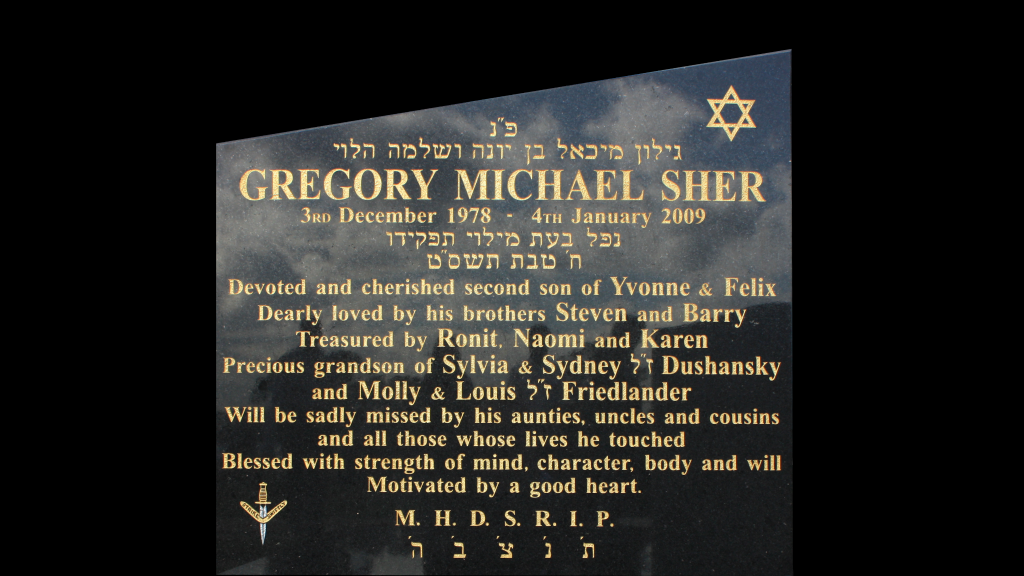 Unveiling | In Memory of Greg Sher